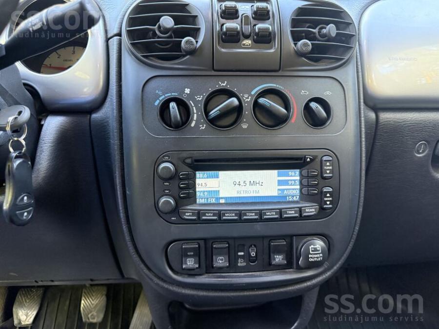 Melns Chrysler PT Cruiser 2004 Rīga, ar dzinēja tilpumu 2.20 L un nobraukumu 271 tūkst. km par 1100 €, foto 14 vietnē AUTOMOTO.COM.LV