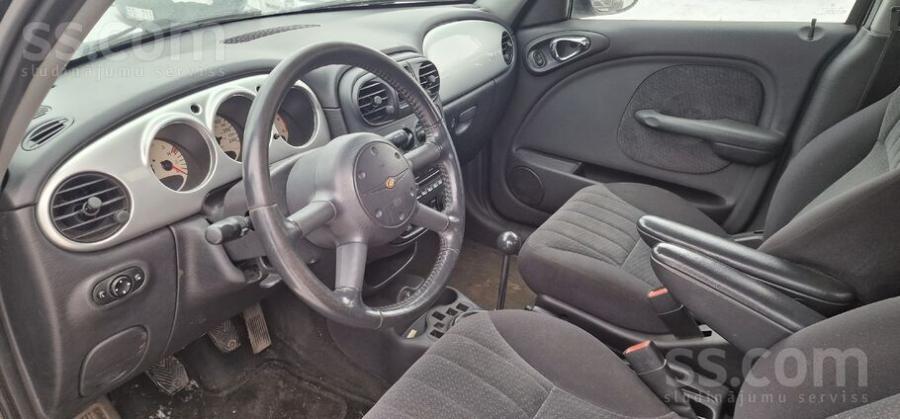 Melns Chrysler PT Cruiser 2005 Valmiera, ar dzinēja tilpumu 2.20 L un nobraukumu 183 tūkst. km par 1650 €, foto 9 vietnē AUTOMOTO.COM.LV
