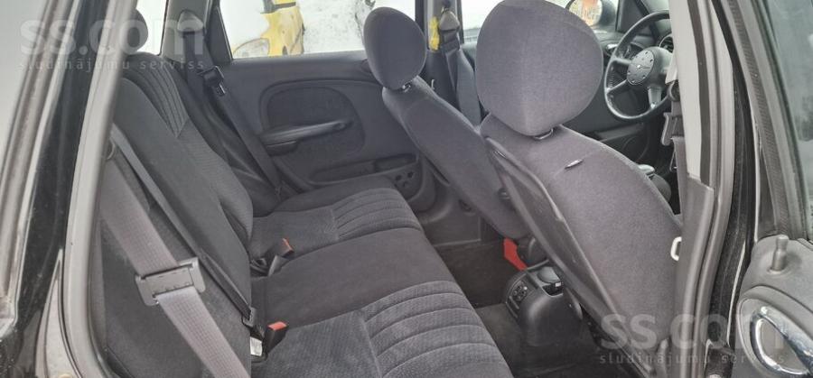 Melns Chrysler PT Cruiser 2005 Valmiera, ar dzinēja tilpumu 2.20 L un nobraukumu 183 tūkst. km par 1650 €, foto 11 vietnē AUTOMOTO.COM.LV