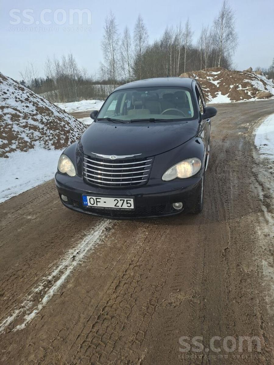 Melns Chrysler PT Cruiser 2006 Tukums, ar dzinēja tilpumu 2.40 L un nobraukumu 180 tūkst. km par 750 €, foto 1 vietnē AUTOMOTO.COM.LV