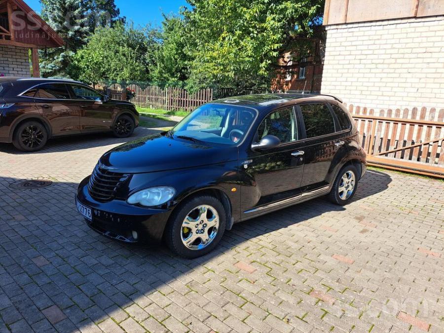 Melns Chrysler PT Cruiser 2006 Liepāja, ar dzinēja tilpumu 2.20 L un nobraukumu 330 tūkst. km par 1500 €, foto 1 vietnē AUTOMOTO.COM.LV