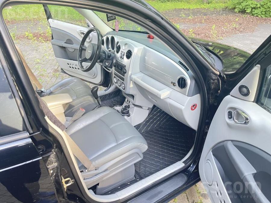 Melns Chrysler PT Cruiser 2007 Rīga, ar dzinēja tilpumu 2.40 L un nobraukumu 166 tūkst. km par 1600 €, foto 6 vietnē AUTOMOTO.COM.LV