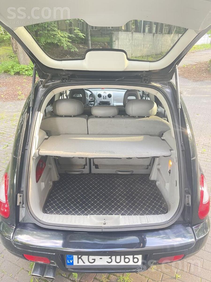 Melns Chrysler PT Cruiser 2007 Rīga, ar dzinēja tilpumu 2.40 L un nobraukumu 166 tūkst. km par 1600 €, foto 10 vietnē AUTOMOTO.COM.LV