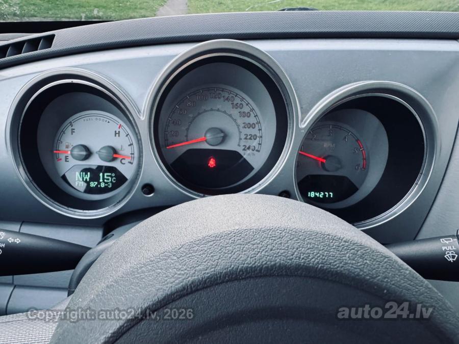 Black Chrysler PT Cruiser 2007 in Tallinn, with an engine capacity of 2.10 L and mileage of 184 thousand km for 1999 €, photo 14 on AUTOMOTO.COM.LV