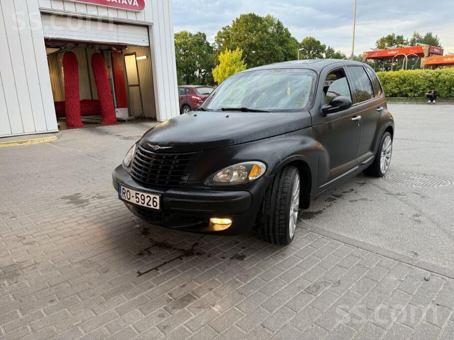 Melns Chrysler PT Cruiser 2001 Jelgava, ar dzinēja tilpumu 2.40 L un nobraukumu 260 tūkst. km par 2440 €, foto 3 vietnē AUTOMOTO.COM.LV