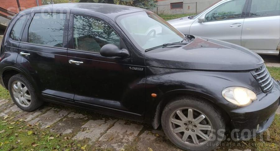 Melns Chrysler PT Cruiser 2006 Ogre, ar dzinēja tilpumu 2.20 L un nobraukumu 320 tūkst. km par 800 €, foto 1 vietnē AUTOMOTO.COM.LV
