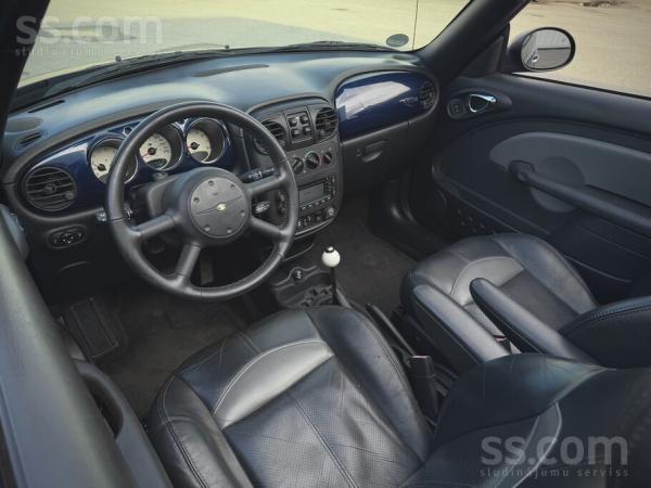 Chrysler PT Cruiser 2004 Rīga vietnē Zils Chrysler PT Cruiser 2004 Rīga, ar dzinēja tilpumu 2.40 L un nobraukumu 187 tūkst. km par 3400 €, foto 9 vietnē AUTOMOTO.COM.LV