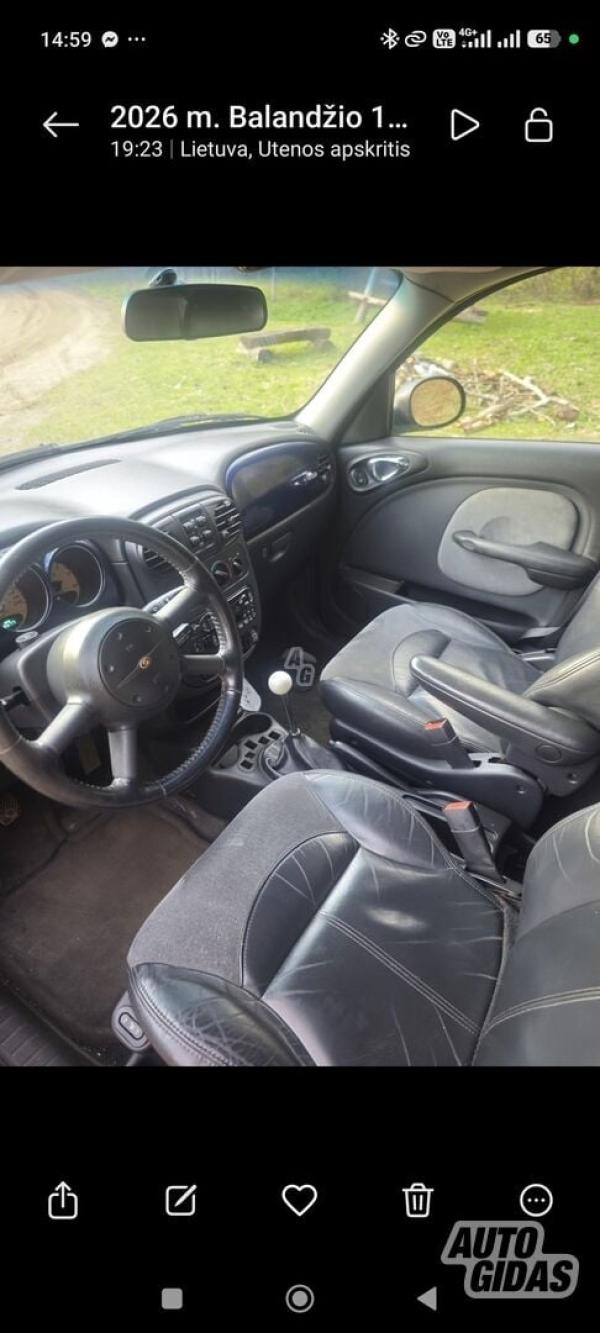 Blue Chrysler PT Cruiser 2004 in Ignalina, with an engine capacity of 2.20 L and mileage of 230 thousand km for 750 €, photo 8 on AUTOMOTO.COM.LV