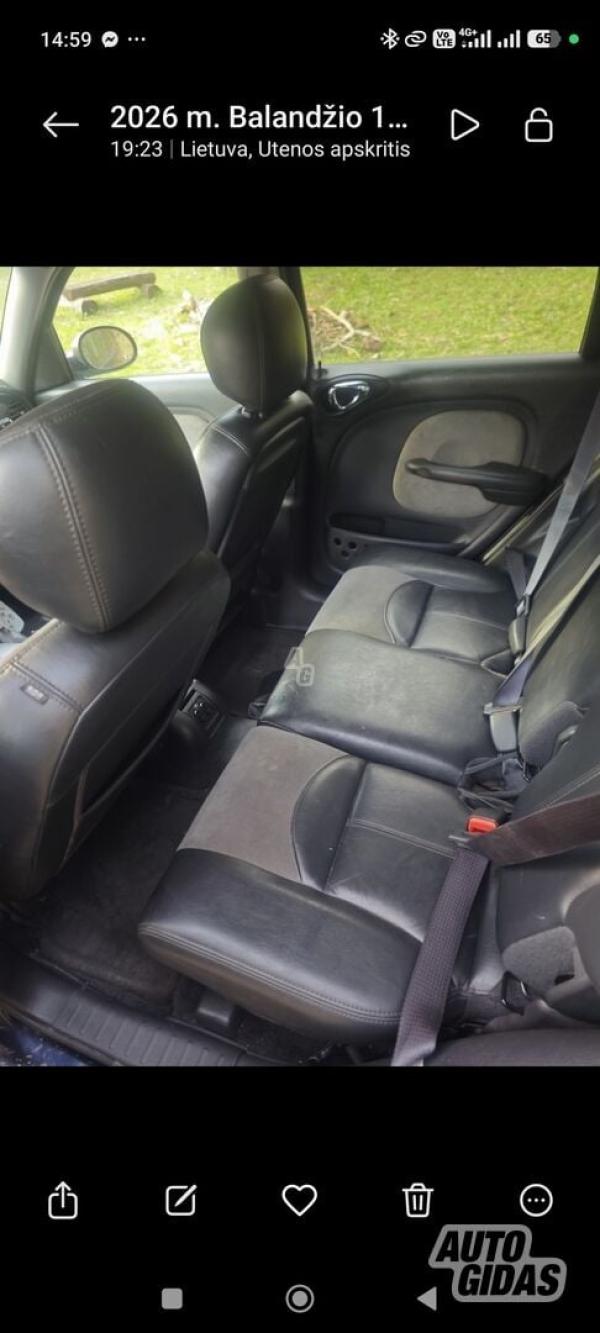 Blue Chrysler PT Cruiser 2004 in Ignalina, with an engine capacity of 2.20 L and mileage of 230 thousand km for 750 €, photo 9 on AUTOMOTO.COM.LV