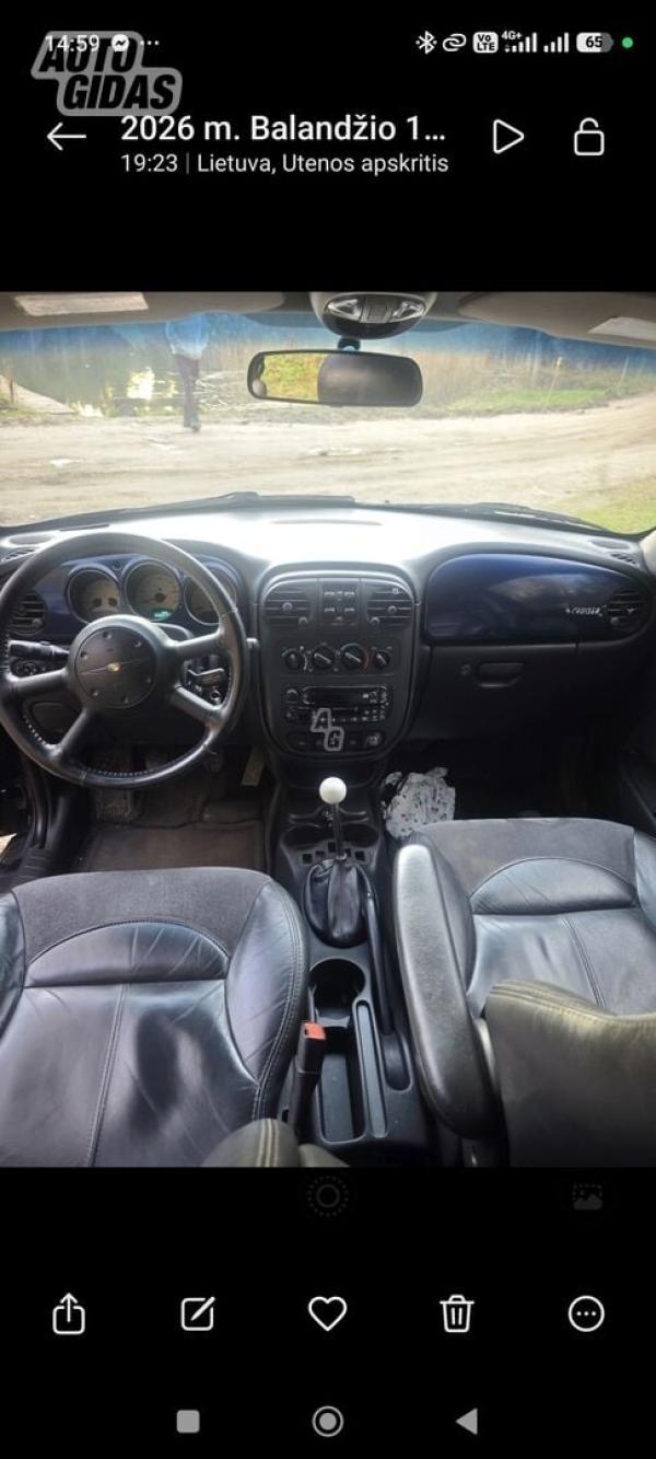 Blue Chrysler PT Cruiser 2004 in Ignalina, with an engine capacity of 2.20 L and mileage of 230 thousand km for 750 €, photo 10 on AUTOMOTO.COM.LV
