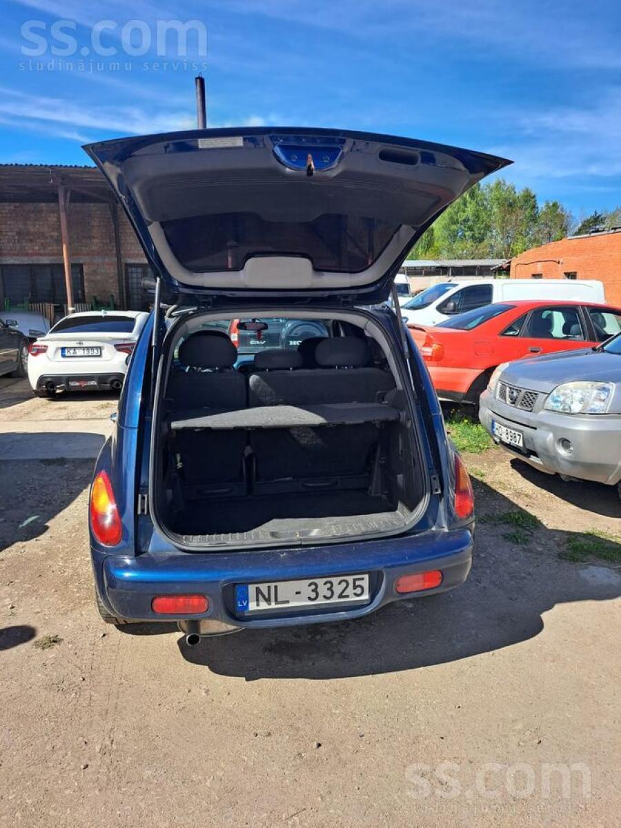 Синий Крайслер ПТ Крузер 2003 в Рига, объемом двигателя 2.20 л и пробегом 260 тыс. км за 1200 €, фото 5 на AUTOMOTO.COM.LV