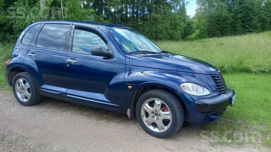 Blue Chrysler PT Cruiser 2003 in Cesis, with an engine capacity of 2.00 L and mileage of 213 thousand km for 1350 €, photo 5 on AUTOMOTO.COM.LV