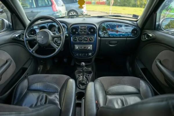 Zils Chrysler PT Cruiser 2004 Liepāja, ar dzinēja tilpumu 2.20 L un nobraukumu 230 tūkst. km par 1350 €, foto 7 vietnē AUTOMOTO.COM.LV
