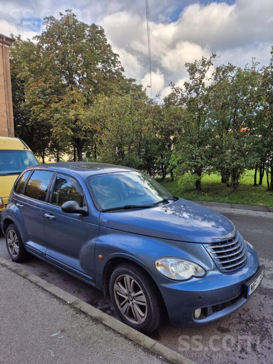 Blue Chrysler PT Cruiser 2006 in Riga, with an engine capacity of 2.20 L and mileage of 236 thousand km for 1500 €, photo 1 on AUTOMOTO.COM.LV