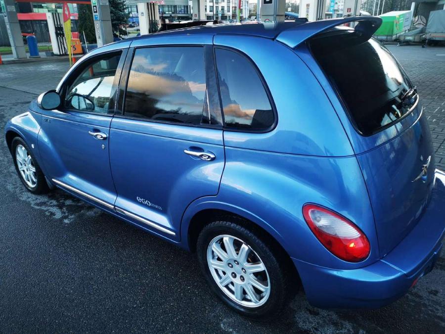 Blue Chrysler PT Cruiser 2006 in Vilnius, with an engine capacity of 2.40 L and mileage of 69 thousand km for 2850 €, photo 12 on AUTOMOTO.COM.LV