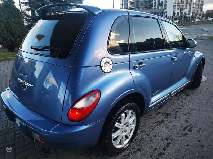 Blue Chrysler PT Cruiser 2006 in Vilnius, with an engine capacity of 2.40 L and mileage of 69 thousand km for 2850 €, photo 23 on AUTOMOTO.COM.LV