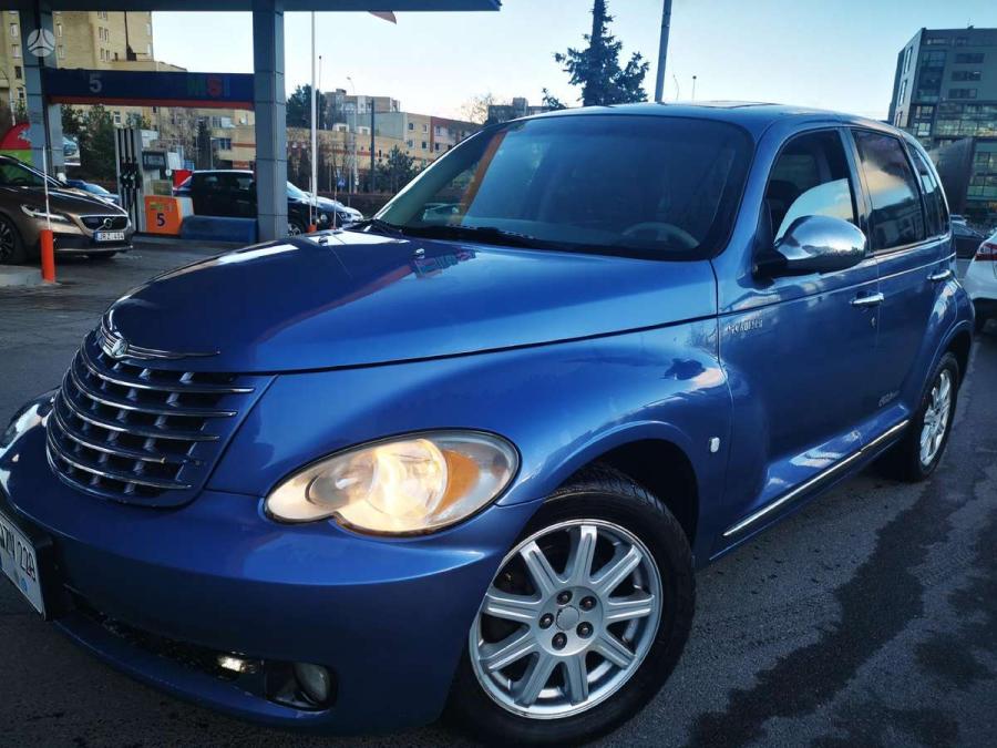 Blue Chrysler PT Cruiser 2006 in Vilnius, with an engine capacity of 2.00 L and mileage of 69 thousand km for 2750 €, photo 11 on AUTOMOTO.COM.LV