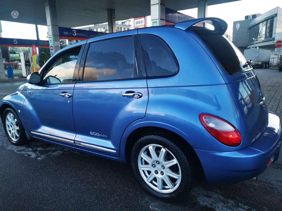 Blue Chrysler PT Cruiser 2006 in Vilnius, with an engine capacity of 2.40 L and mileage of 69 thousand km for 2650 €, photo 8 on AUTOMOTO.COM.LV