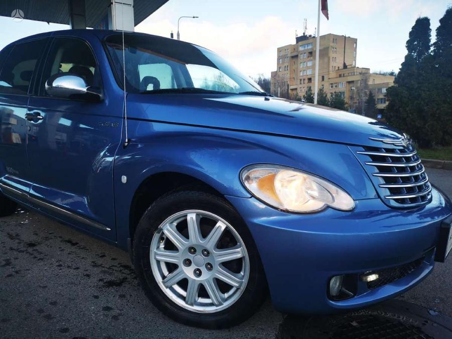 Blue Chrysler PT Cruiser 2006 in Vilnius, with an engine capacity of 2.40 L and mileage of 69 thousand km for 2650 €, photo 15 on AUTOMOTO.COM.LV