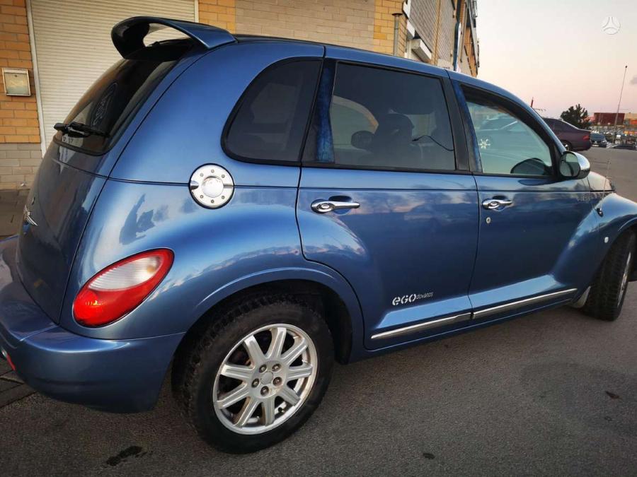 Blue Chrysler PT Cruiser 2006 in Vilnius, with an engine capacity of 2.40 L and mileage of 69 thousand km for 2650 €, photo 18 on AUTOMOTO.COM.LV