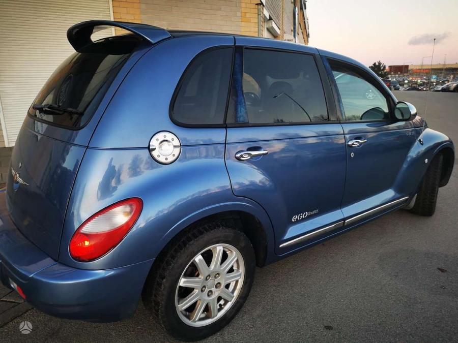 Blue Chrysler PT Cruiser 2006 in Vilnius, with an engine capacity of 2.40 L and mileage of 69 thousand km for 2650 €, photo 24 on AUTOMOTO.COM.LV