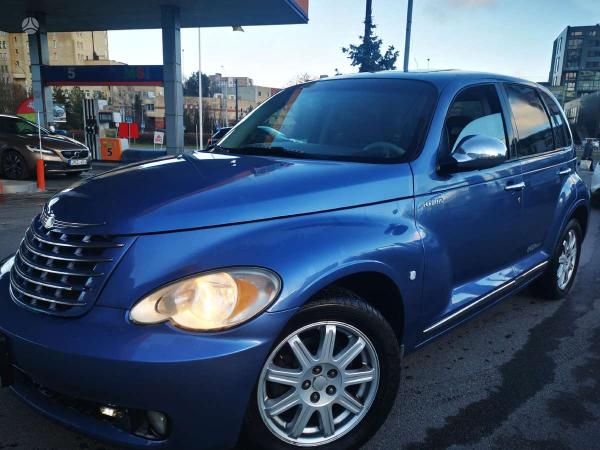 Blue Chrysler PT Cruiser 2006 in Vilnius, with an engine capacity of 2.40 L and mileage of 69 thousand km for 2750 €, photo 9 on AUTOMOTO.COM.LV