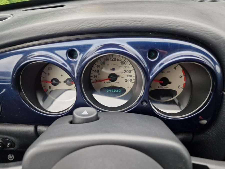 Zils Chrysler PT Cruiser 2004 Telšiai, ar dzinēja tilpumu 2.15 L un nobraukumu 245 tūkst. km par 1200 €, foto 29 vietnē AUTOMOTO.COM.LV