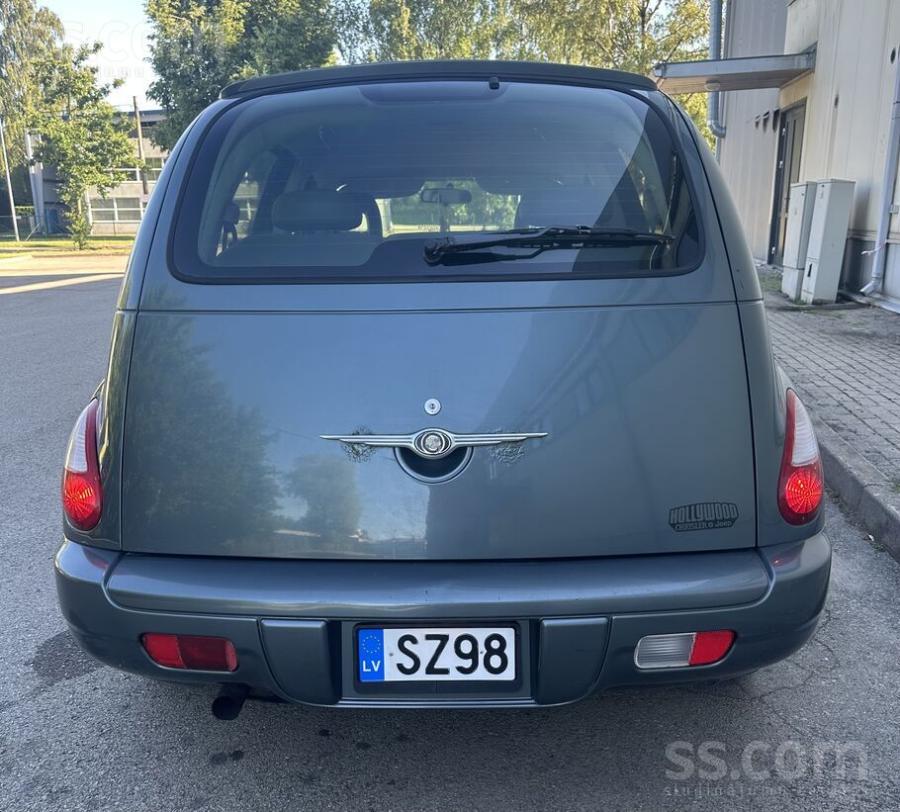 Grey Chrysler PT Cruiser 2006 in Riga, with an engine capacity of 2.40 L and mileage of 107 thousand km for 1650 €, photo 5 on AUTOMOTO.COM.LV