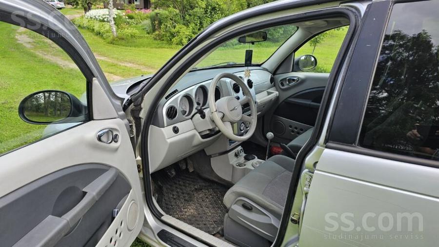 Grey Chrysler PT Cruiser 2006 in Riga, with an engine capacity of 2.20 L and mileage of 289 thousand km for 1900 €, photo 9 on AUTOMOTO.COM.LV
