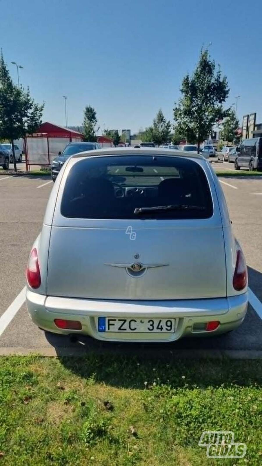 Grey Chrysler PT Cruiser 2008 in Vilnius, with an engine capacity of 2.40 L and mileage of 124 thousand km for 990 €, photo 5 on AUTOMOTO.COM.LV