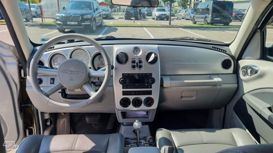 Grey Chrysler PT Cruiser 2008 in Vilnius, with an engine capacity of 2.40 L and mileage of 124 thousand km for 990 €, photo 10 on AUTOMOTO.COM.LV