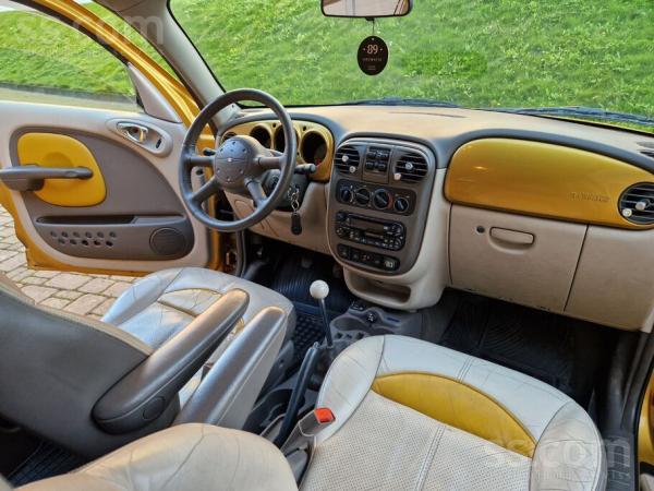 Orange Chrysler PT Cruiser 2003 in Daugavpils, with an engine capacity of 2.00 L and mileage of 183 thousand km for 1250 €, photo 11 on AUTOMOTO.COM.LV