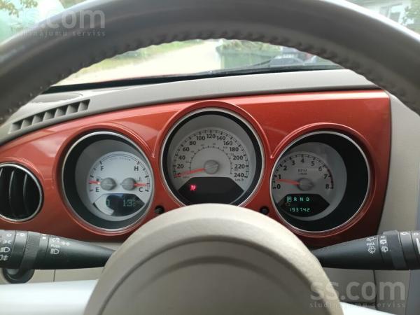 Chrysler PT Cruiser 2007 Ventspils vietnē Oranžs Chrysler PT Cruiser 2007 Ventspils, ar dzinēja tilpumu 2.40 L un nobraukumu 198 tūkst. km par 950 €, foto 7 vietnē AUTOMOTO.COM.LV