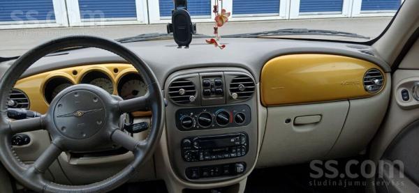 Dzeltens Chrysler PT Cruiser 2003 Rīga, ar dzinēja tilpumu 2.00 L un nobraukumu 183 tūkst. km par 950 €, foto 8 vietnē AUTOMOTO.COM.LV