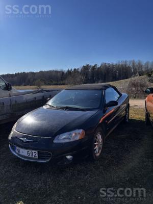 Black Chrysler Sebring 2002 in Talsi, with an engine capacity of 2.70 L and mileage of 176 thousand km for 2700 €, photo  on AUTOMOTO.COM.LV