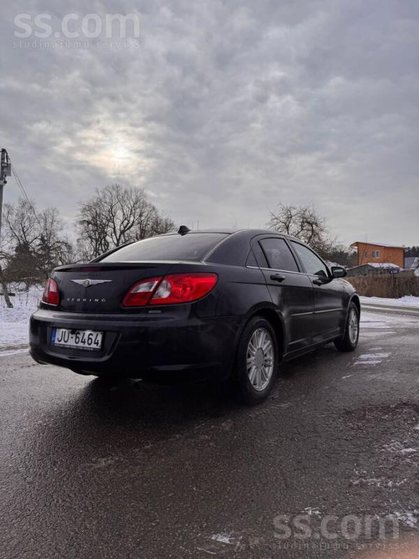 Black Chrysler Sebring 2008 in Jurmala, with an engine capacity of 2.00 L and mileage of 285 thousand km for 2400 €, photo 3 on AUTOMOTO.COM.LV