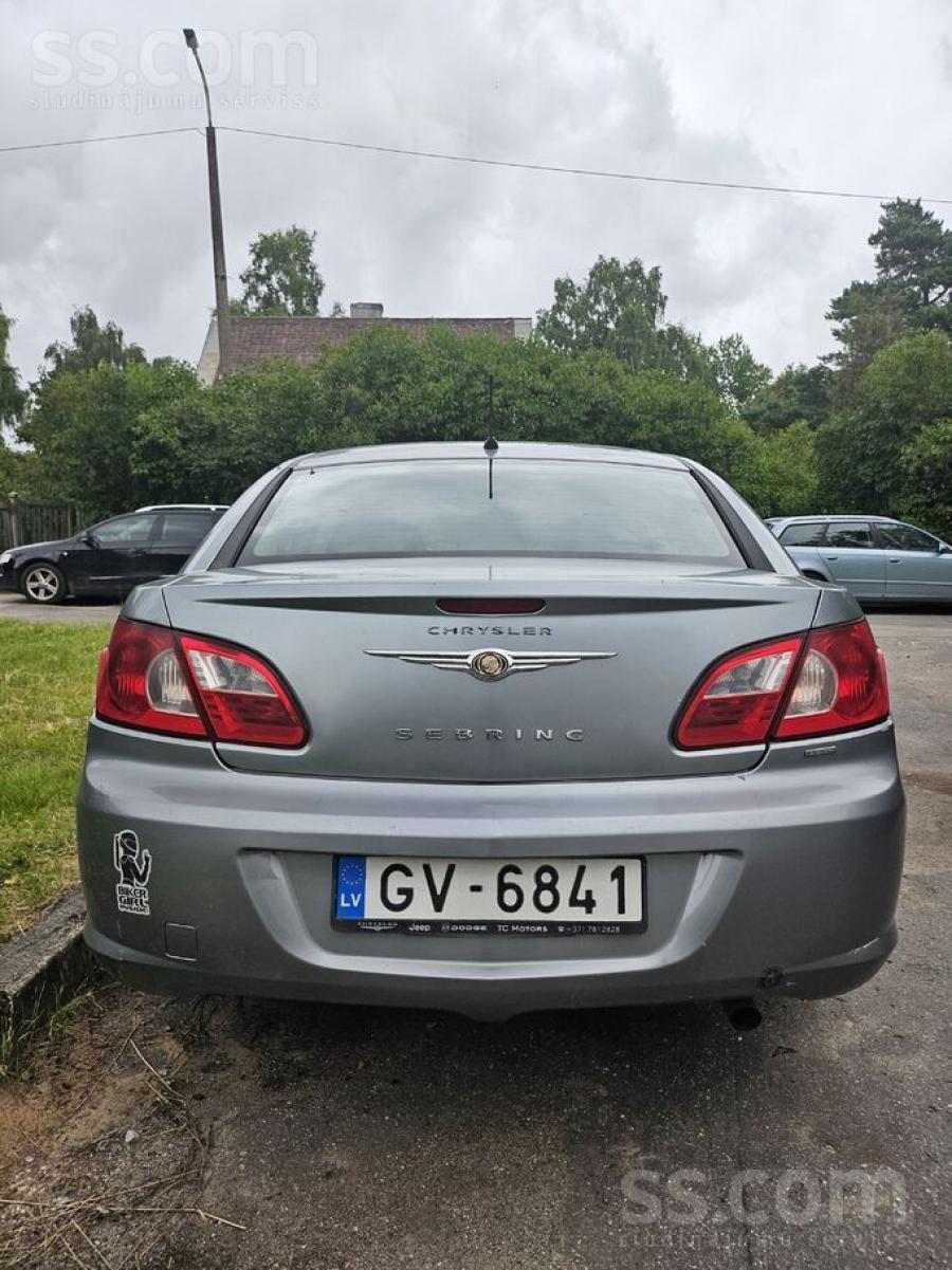 Zils Chrysler Sebring 2007 Rīga, ar dzinēja tilpumu 2.40 L un nobraukumu 292 tūkst. km par 4599 €, foto 6 vietnē AUTOMOTO.COM.LV
