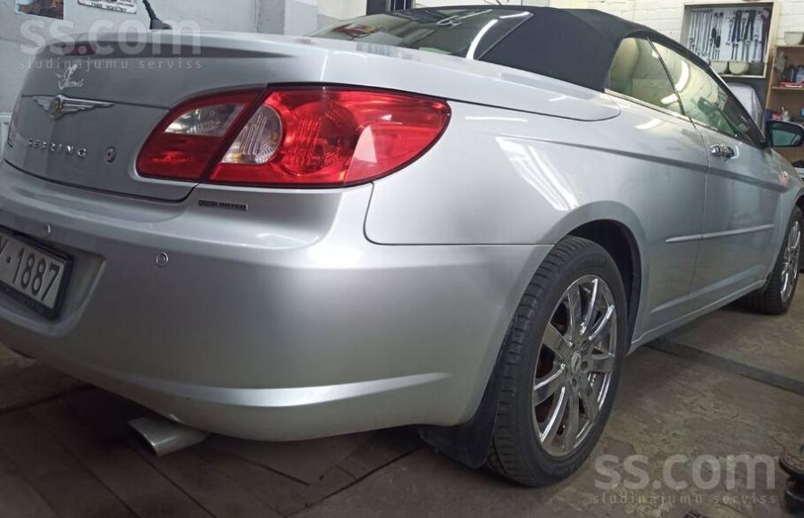 Chrysler Sebring 2009 Daugavpils, ar dzinēja tilpumu 2.00 L un nobraukumu 0 tūkst. km par 4700 €, foto 7 vietnē AUTOMOTO.COM.LV