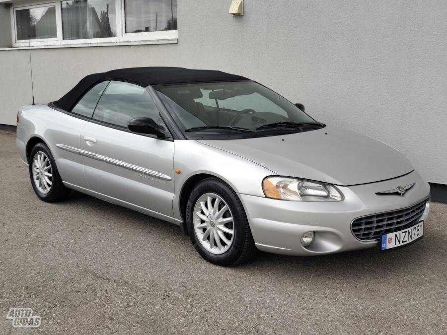 Pelēks Chrysler Sebring 2001 Jonava, ar dzinēja tilpumu 2.70 L un nobraukumu 131 tūkst. km par 2990 €, foto 4 vietnē AUTOMOTO.COM.LV