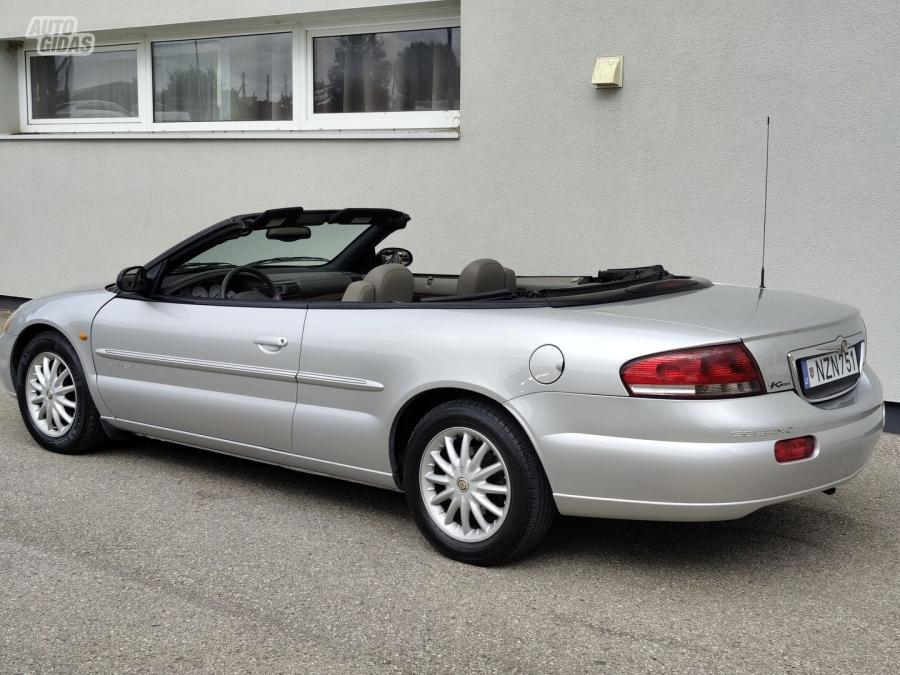Pelēks Chrysler Sebring 2001 Jonava, ar dzinēja tilpumu 2.70 L un nobraukumu 131 tūkst. km par 2990 €, foto 19 vietnē AUTOMOTO.COM.LV
