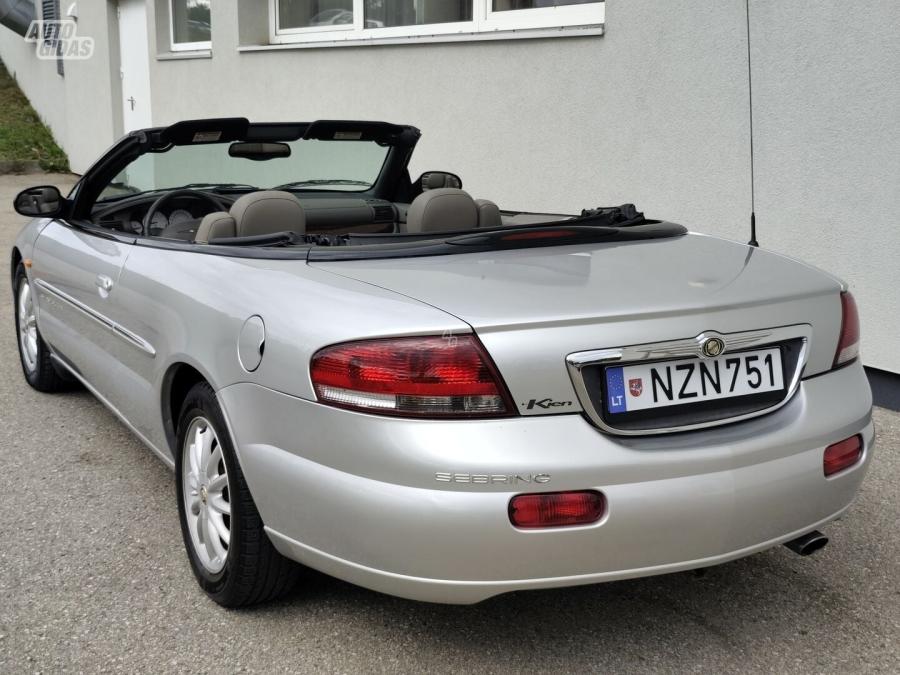 Pelēks Chrysler Sebring 2001 Jonava, ar dzinēja tilpumu 2.70 L un nobraukumu 131 tūkst. km par 2990 €, foto 20 vietnē AUTOMOTO.COM.LV