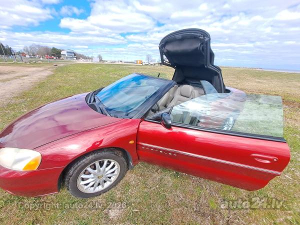 Red Chrysler Sebring 2001 in Mustvee, with an engine capacity of 2.70 L and mileage of 219 thousand km for 3950 €, photo 6 on AUTOMOTO.COM.LV