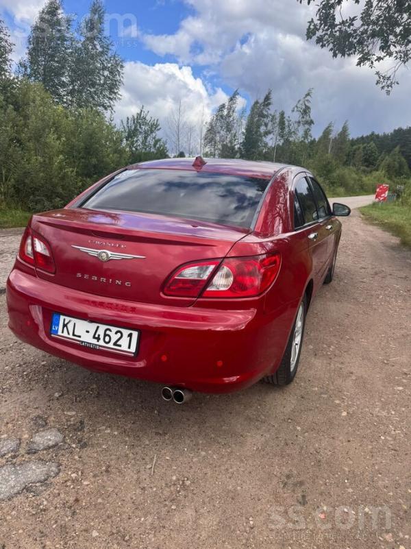 Red Chrysler Sebring 2007 in Jurmala, with an engine capacity of 2.40 L and mileage of 248 thousand km for 2500 €, photo 3 on AUTOMOTO.COM.LV
