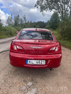 Red Chrysler Sebring 2007 in Jurmala, with an engine capacity of 2.40 L and mileage of 248 thousand km for 2500 €, photo 5 on AUTOMOTO.COM.LV