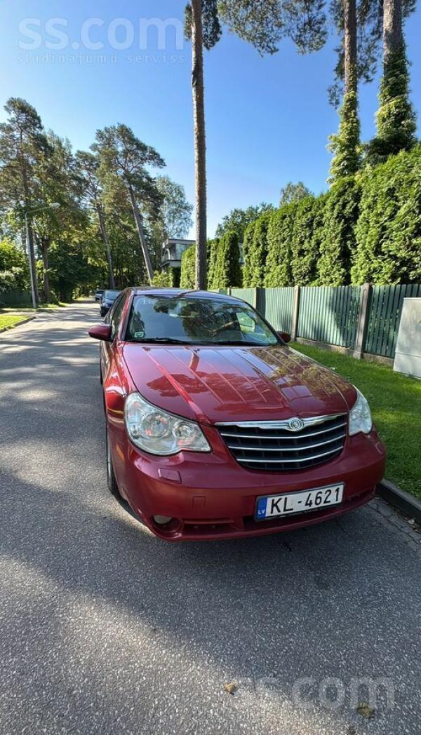Sarkans Chrysler Sebring 2007 Jūrmala, ar dzinēja tilpumu 2.40 L un nobraukumu 248 tūkst. km par 2500 €, foto 8 vietnē AUTOMOTO.COM.LV