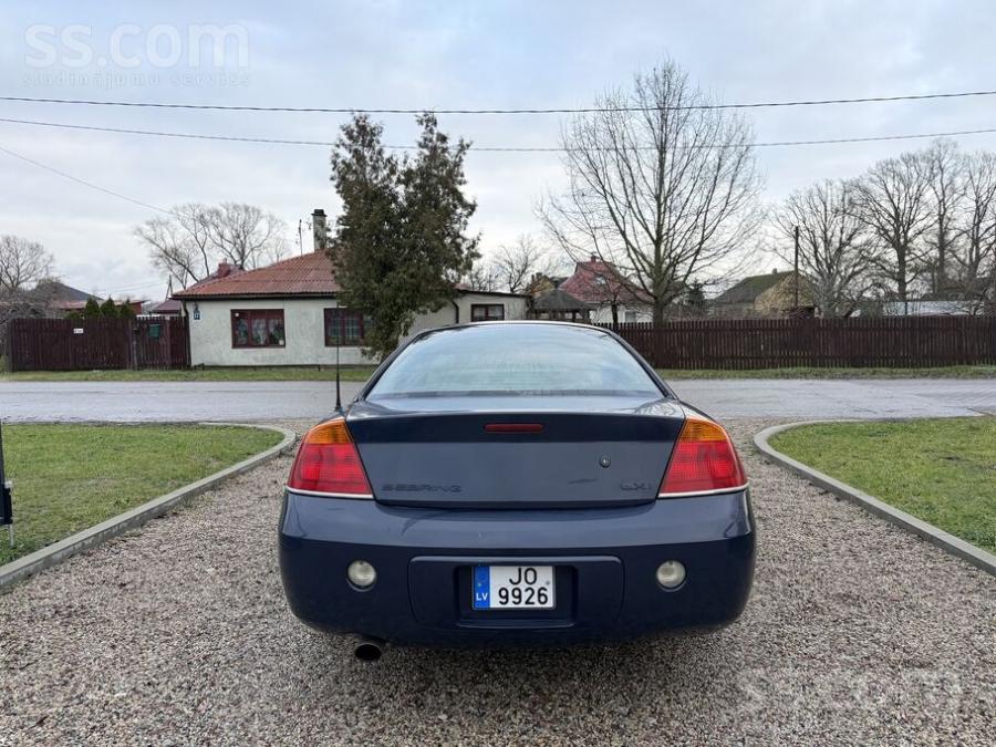 Violet Chrysler Sebring 2000 in Ventspils, with an engine capacity of 3.00 L and mileage of 140 thousand km for 1800 €, photo 6 on AUTOMOTO.COM.LV