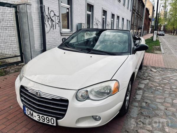Balts Chrysler Sebring 2004 Rīga, ar dzinēja tilpumu 2.70 L un nobraukumu 74 tūkst. km par 3355 €, foto 1 vietnē AUTOMOTO.COM.LV