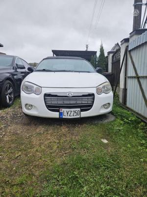 White Chrysler Sebring 2004 in Vilnius, with an engine capacity of 2.70 L and mileage of 216 thousand km for 3000 €, photo  on AUTOMOTO.COM.LV