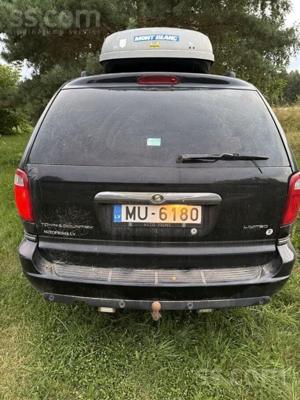 Melns Chrysler town-&-country 2005 Rīga, ar dzinēja tilpumu 3.80 L un nobraukumu 280 tūkst. km par 950 €, foto 2 vietnē AUTOMOTO.COM.LV