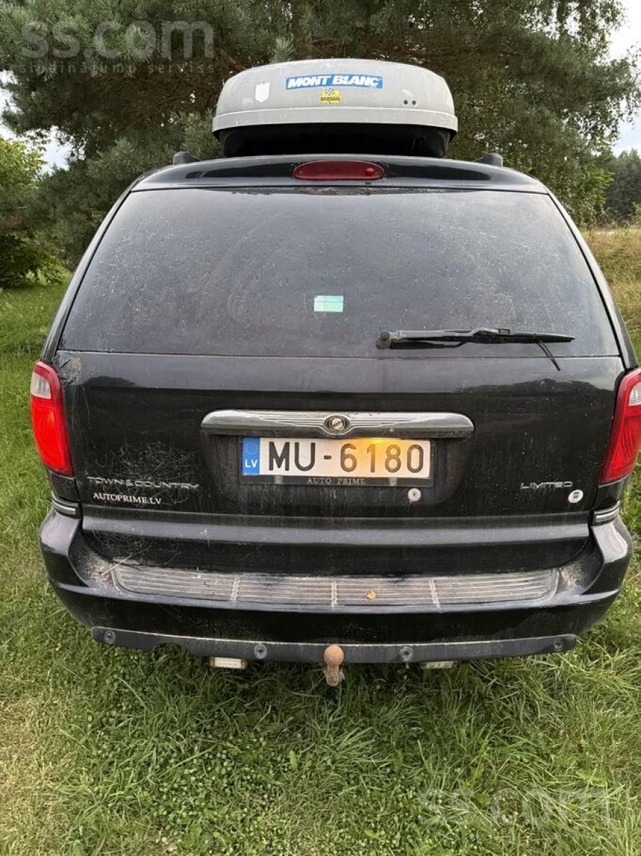 Melns Chrysler town-&-country 2005 Rīga, ar dzinēja tilpumu 3.80 L un nobraukumu 280 tūkst. km par 950 €, foto 3 vietnē AUTOMOTO.COM.LV